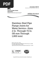 Ansi Awwa C606-15 | PDF | Pipe (Fluid Conveyance) | Screw