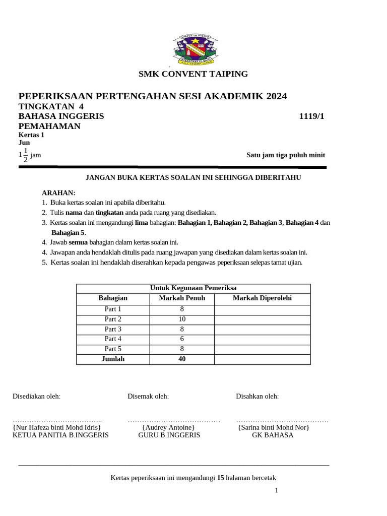 Mid Year F4 2024 Pdf