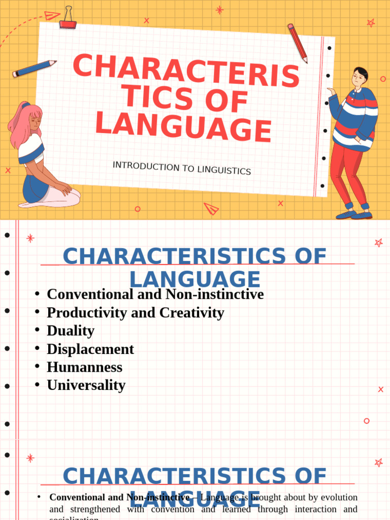 Characteristics of Language | PDF | Human Communication | Semiotics