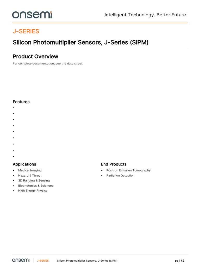 J-SERIES | PDF | Sensor | Integrated Circuit
