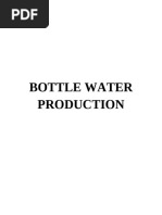 A Sample Bottled Water Production Business Plan Template | PDF ...