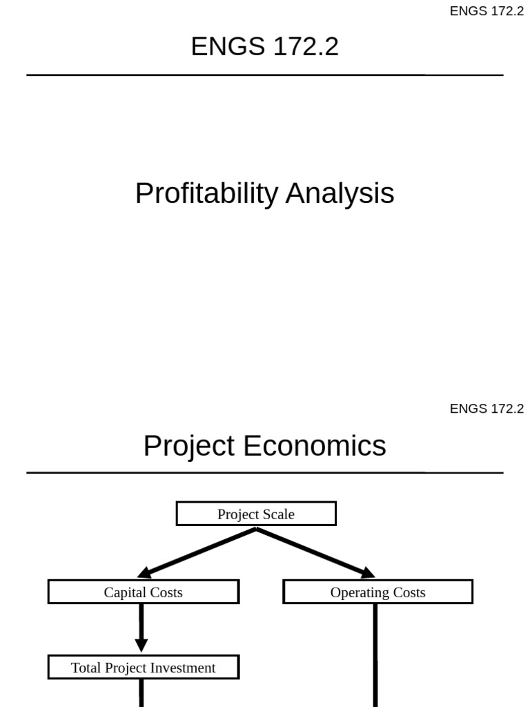 ENGS 172.2 - Profitability Analysis | PDF | Return On Investment | Investing