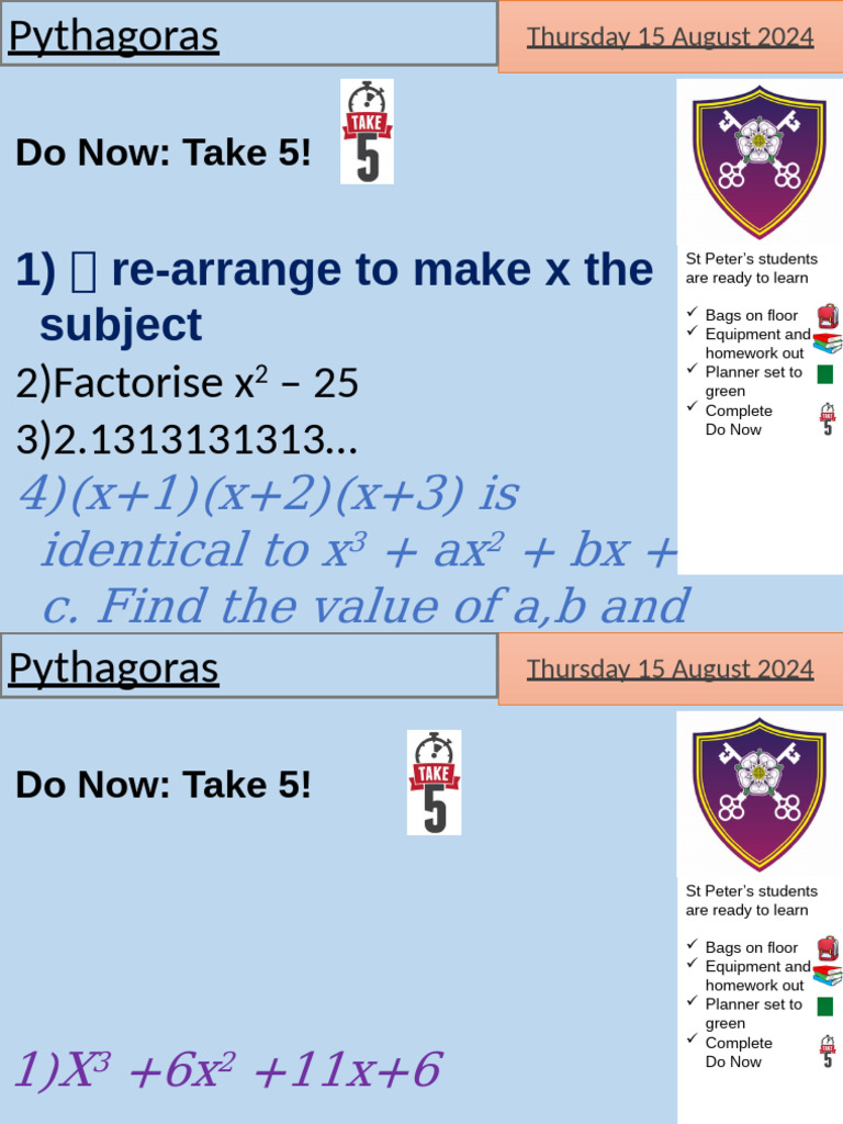 TRIG New For 10s New | PDF | Triangle | Perpendicular