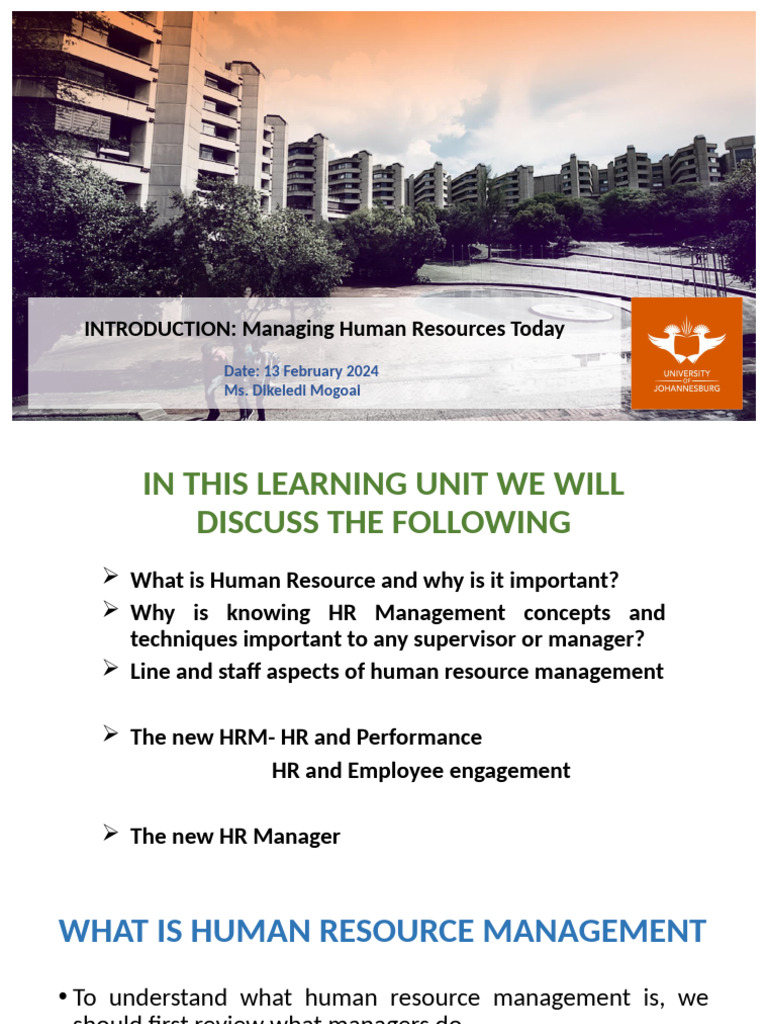 PMP02A2 Unit 1 - Part 1 | PDF | Human Resources | Human Resource Management