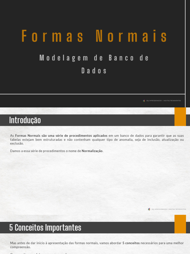 12-13 - Modelagem de Bancos de Dados - Formas Normais | PDF | Tabela ...