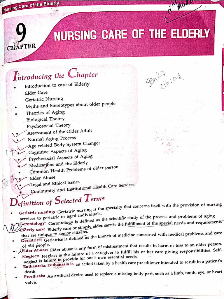 PV - Care of Elderly | PDF