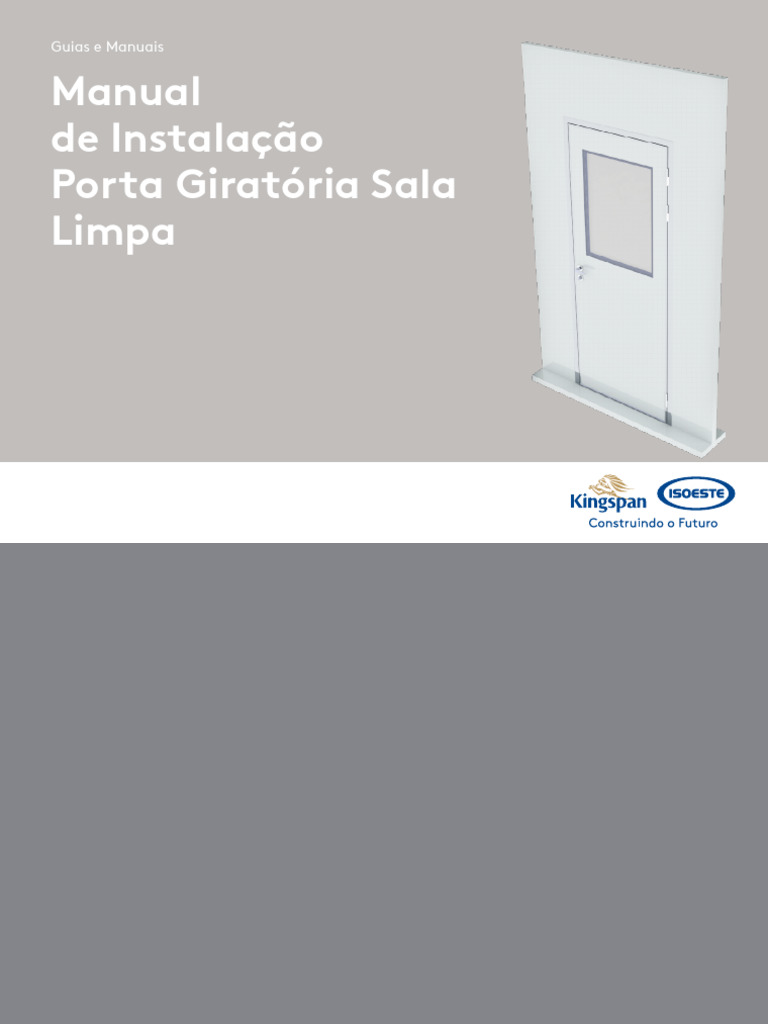 Manual de Instalação: Porta GSL | PDF | Casa e Jardim