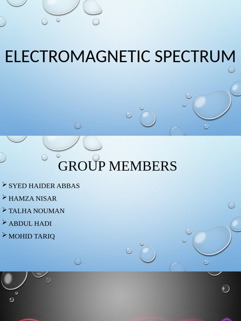 Electromagnetic Spectrum | PDF | Infrared | Electromagnetic Radiation Electromagnetic Spectrum | PDF | Infrared | Electromagnetic Radiation