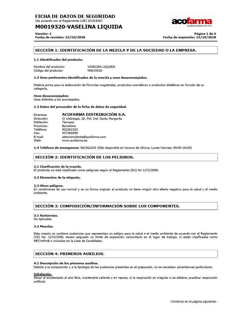 Vaselina | PDF | Agua | Química