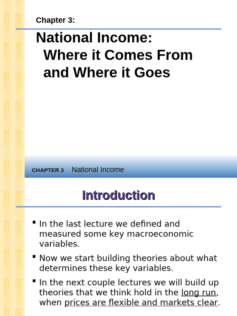 Chapter 3 Macro Economics | PDF | Labour Economics | Macroeconomics