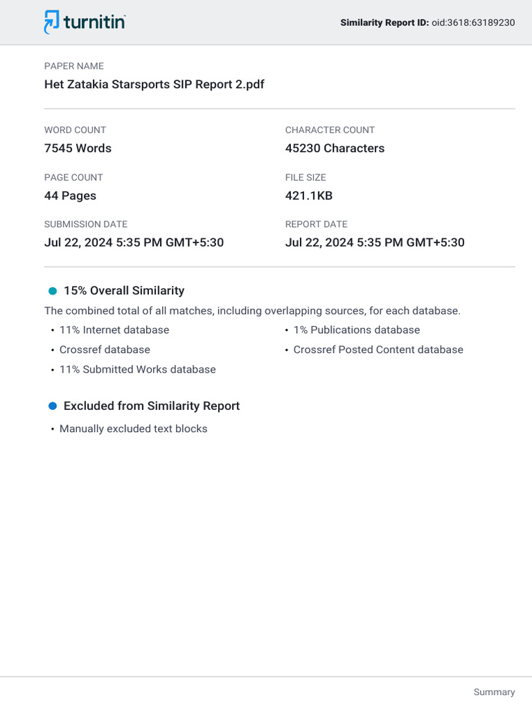 Similarity Report Pdf Digital Marketing Social Media