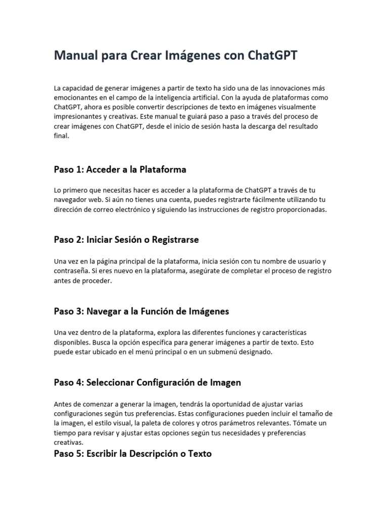 Manual de ChatGPT (1) 240529 093701 | PDF | Informática | Software