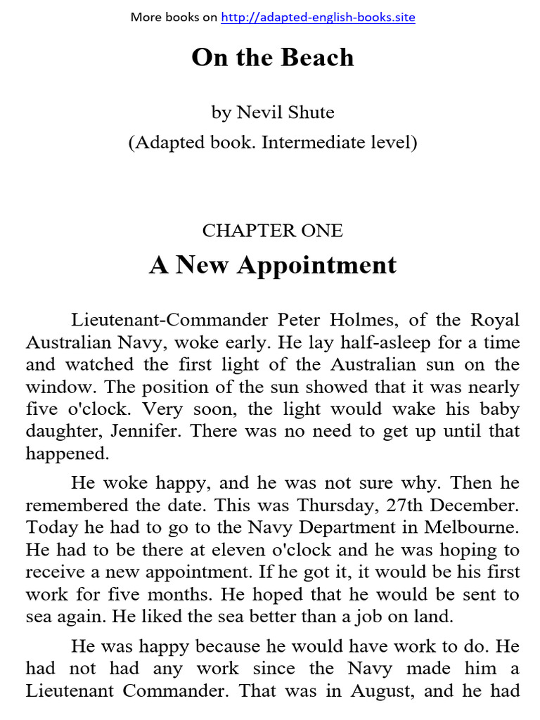 Nevil Shute-On The Beach | PDF | Submarines