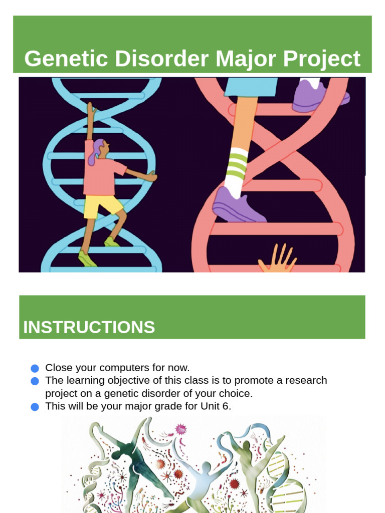 Genetic Disorder Research Project Guide | PDF | Genetics | Genetic Disorder