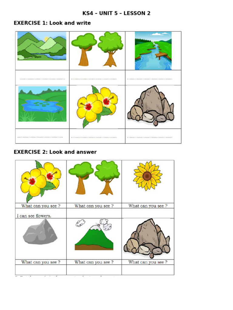 Everybody Up 1 - Unit 5 - Lesson 2 | PDF