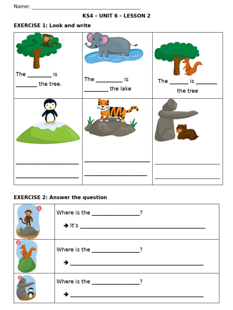 Everybody Up 1 - Unit 6 - Week 3 | PDF