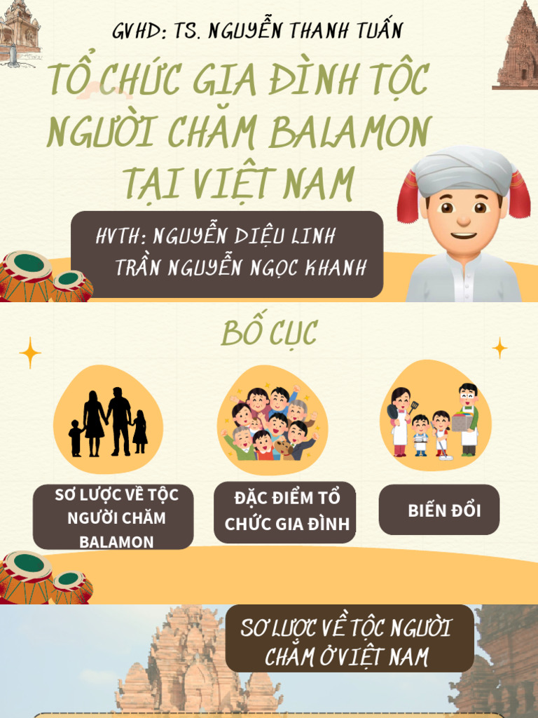 Tổ chức gia đình tộc người Chăm Balamon ở Việt Nam | PDF