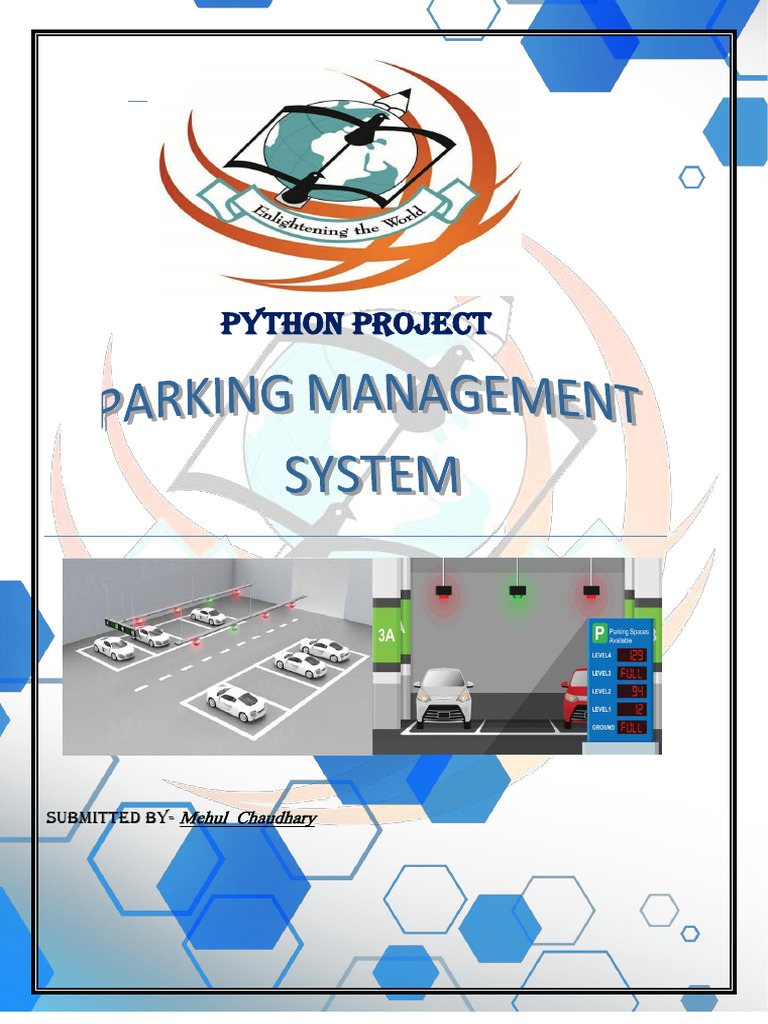 Mehul (Parking Project) | PDF | Databases | Parking