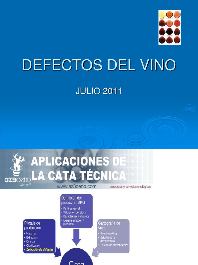 Defectos Del Vino 1 | PDF | Vino | Alimentos