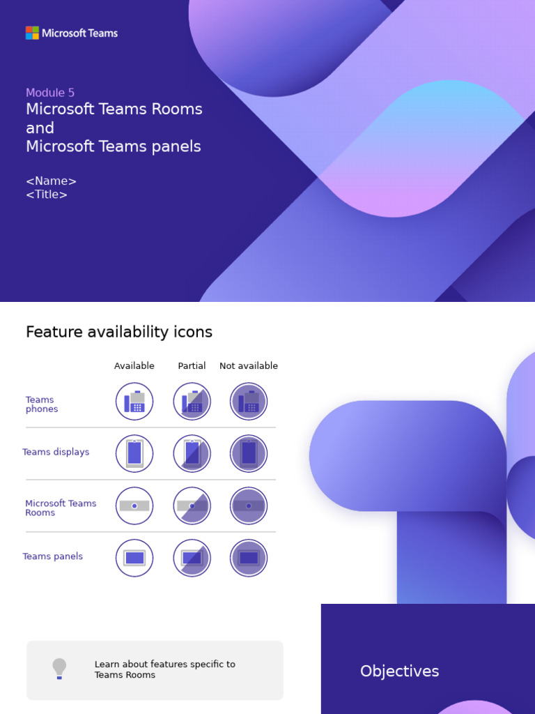 Module 5 - Microsoft Teams Rooms and Microsoft Teams Panels | PDF ...