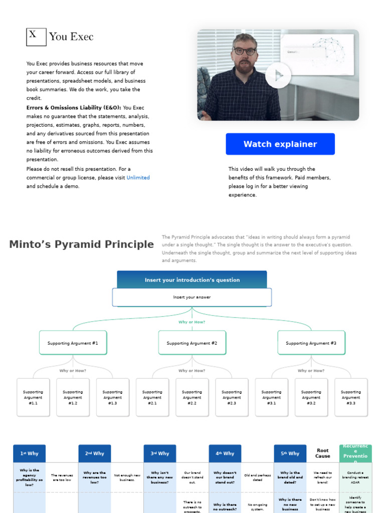 Consulting Frameworks For Innovation Free | PDF | Strategic Management ...