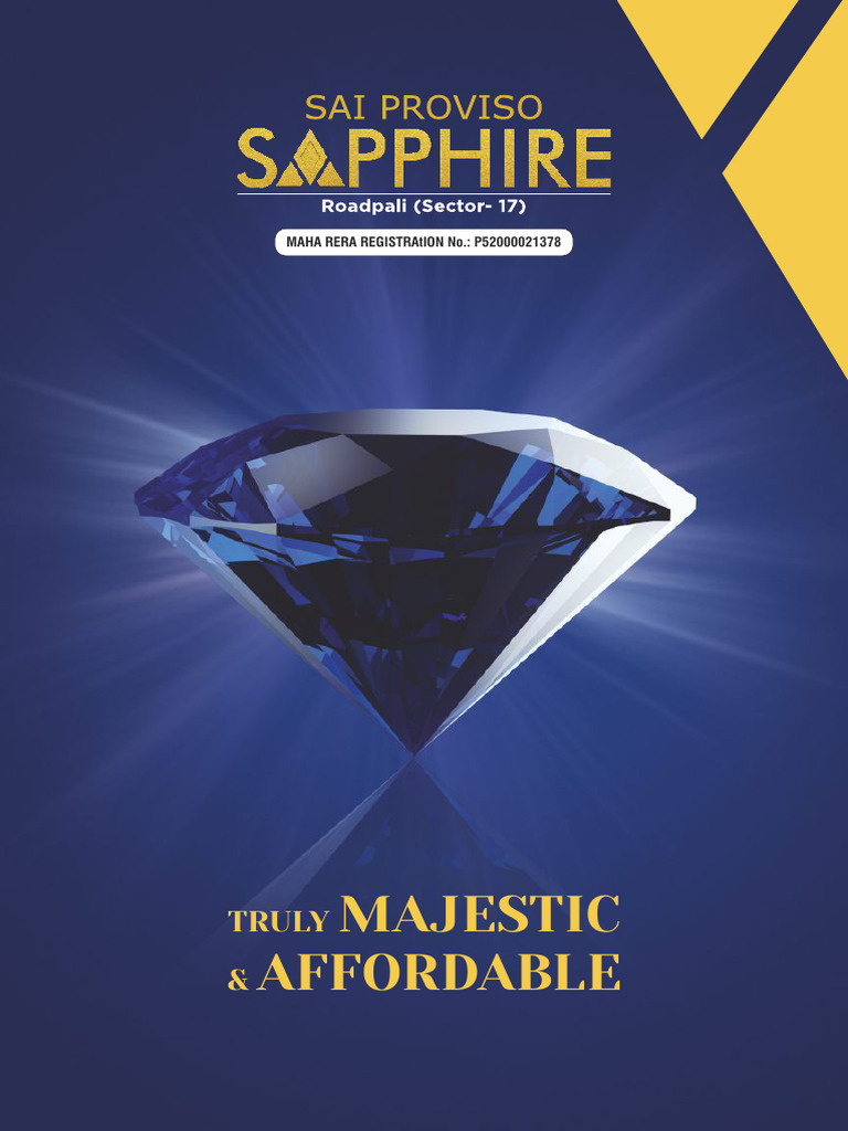 Sai Proviso Sapphire Greater Kharghar Roadpali Brochure | PDF | Elevator
