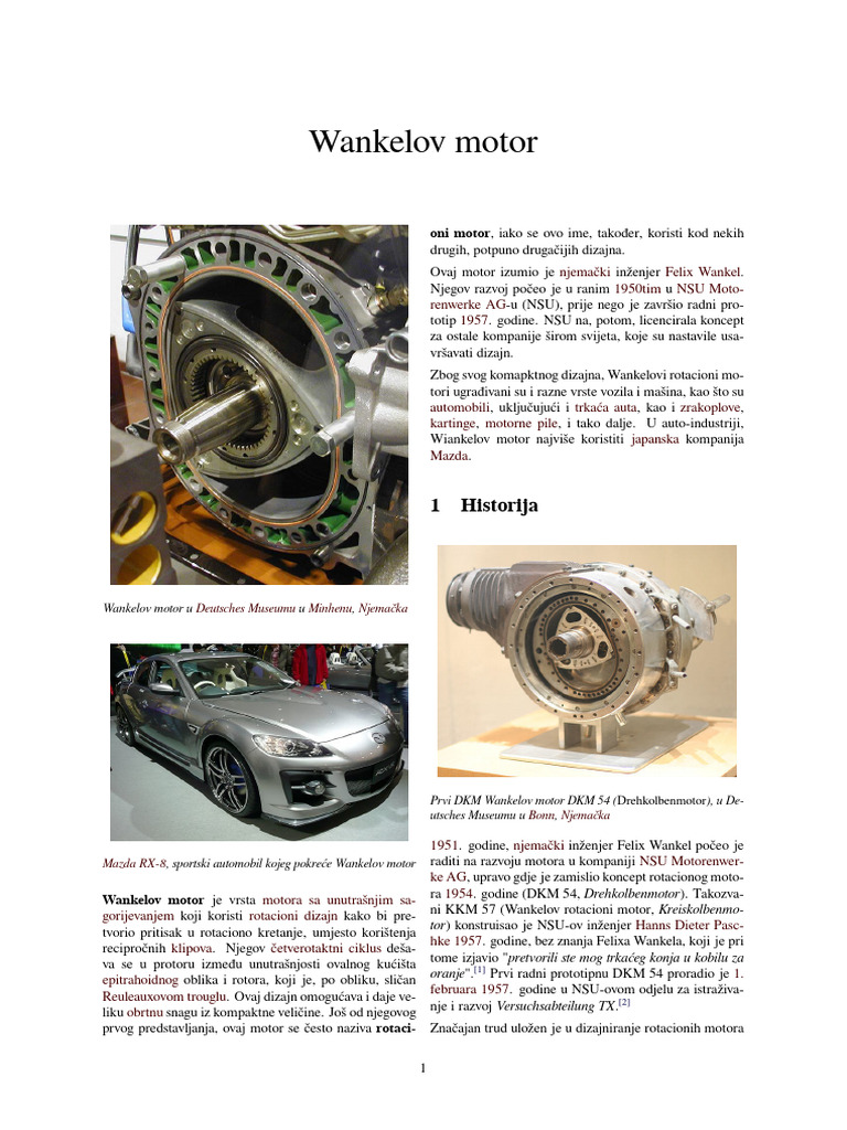 Wankelov Motor | PDF