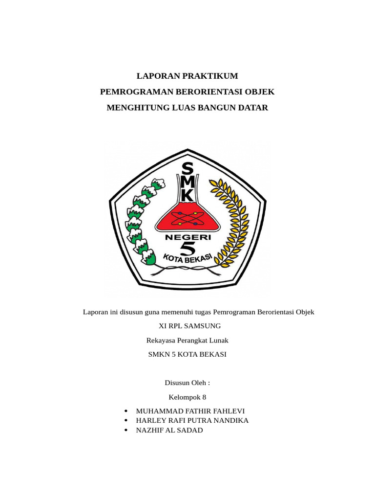Laporan - Praktikum PBO | PDF