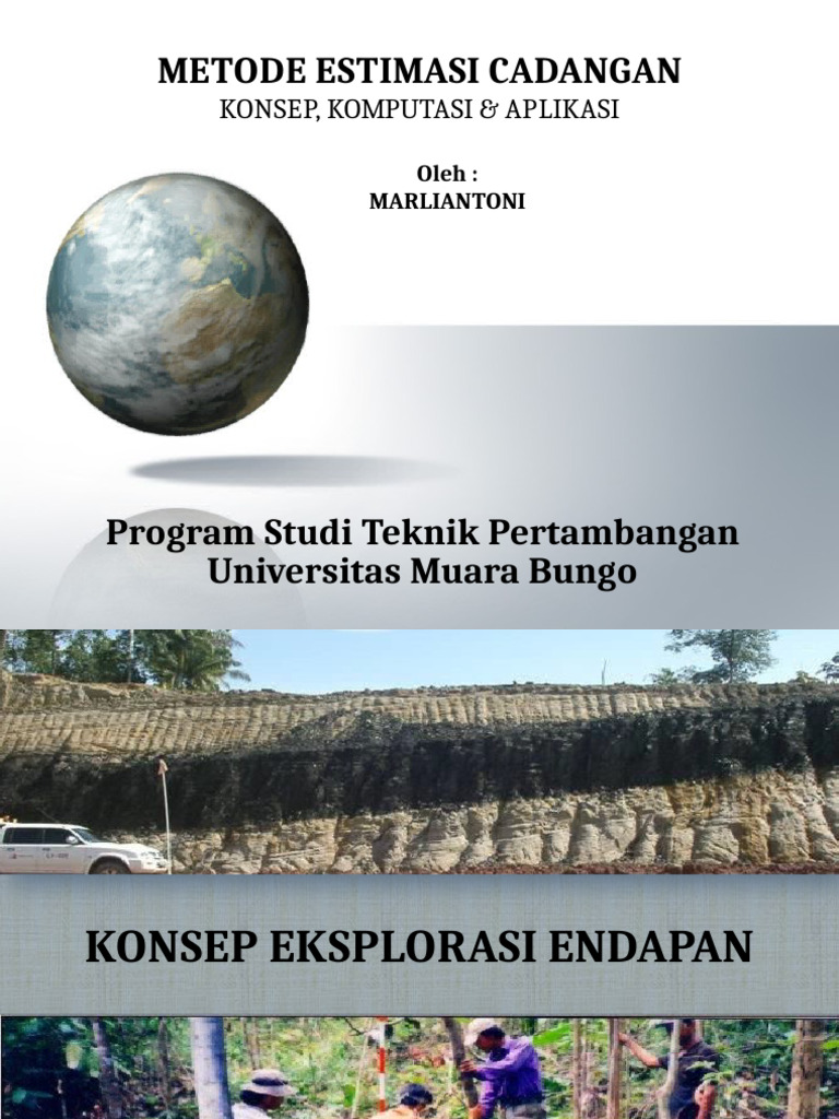 MPC 4 (Konsep Eksplorasi Endapan) | PDF