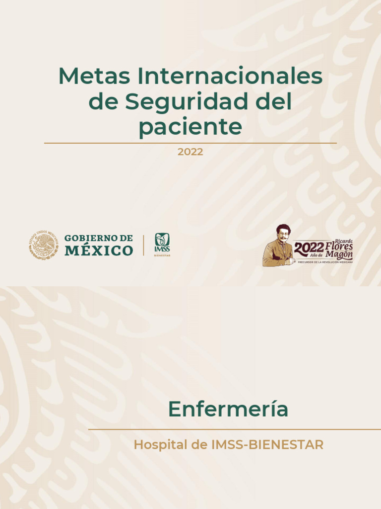 Presentación Misp 2022 | PDF | Hospital | Seguridad del paciente