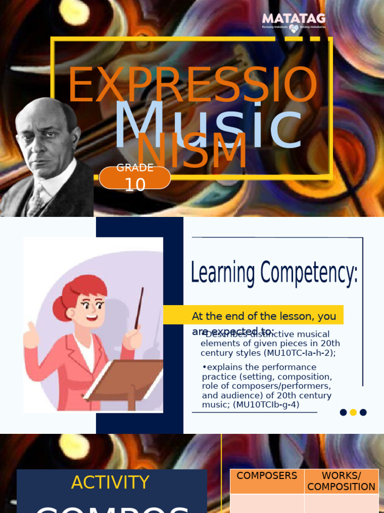 Q1 PPT MUSIC10 Wk1 (Expressionism) Lesson 2 | PDF | Expressionism ...
