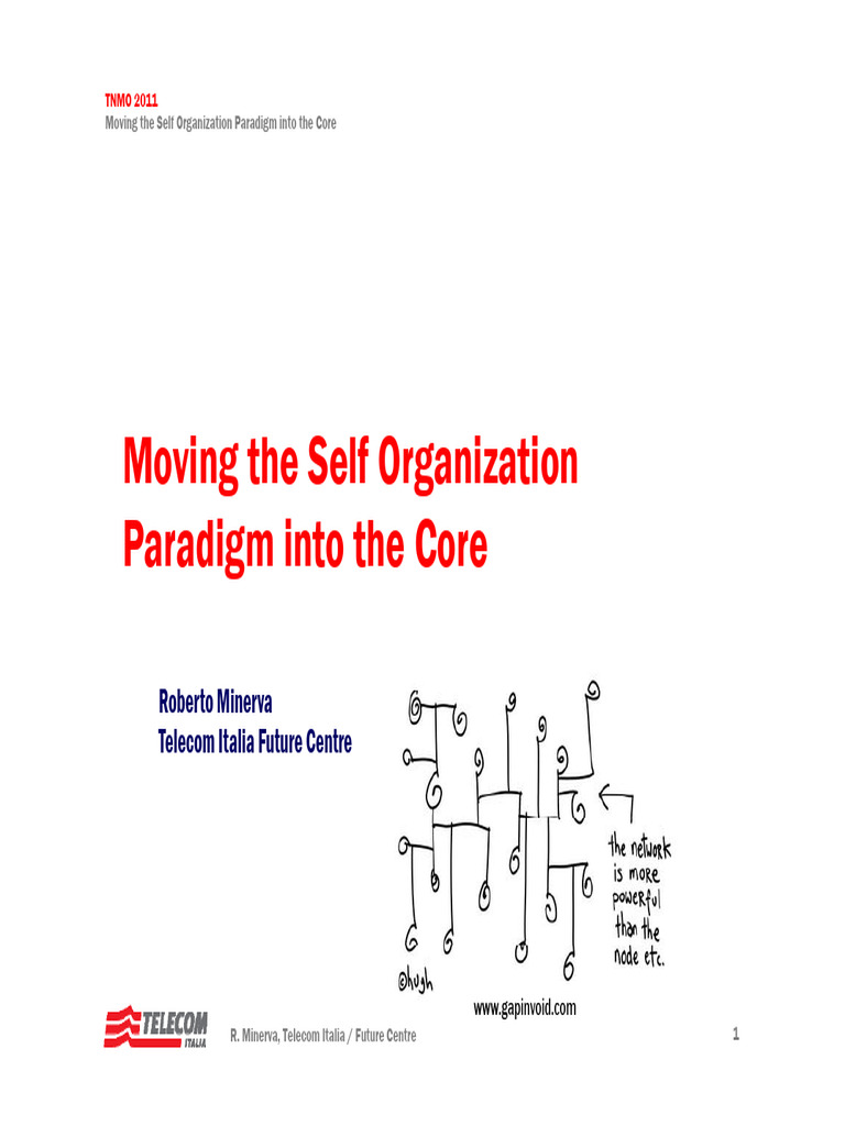Self-Organizing Networks 2011 | PDF | Computer Network | Internet Of Things