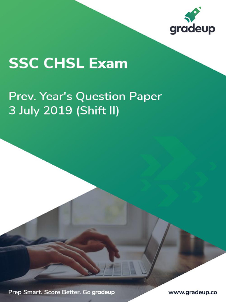 SSC CHSL Question Paper 3 July 2019 Shift 2 91 16 | PDF | Circle