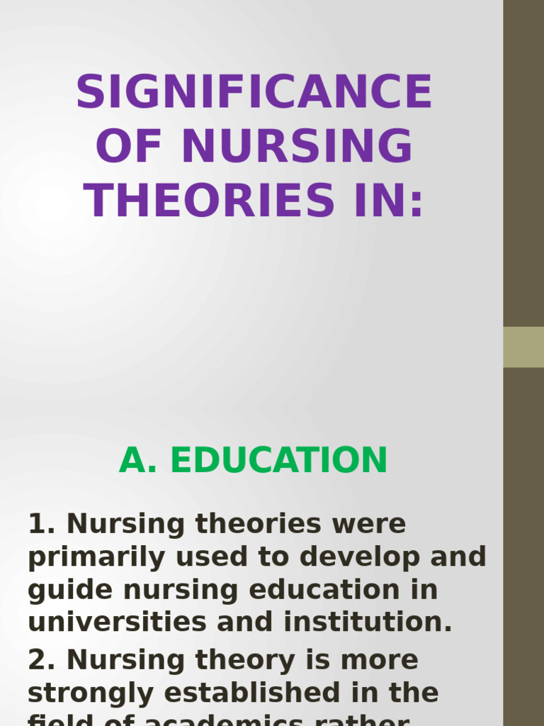 TFN Chapter 2 SH | PDF | Theory | Nursing