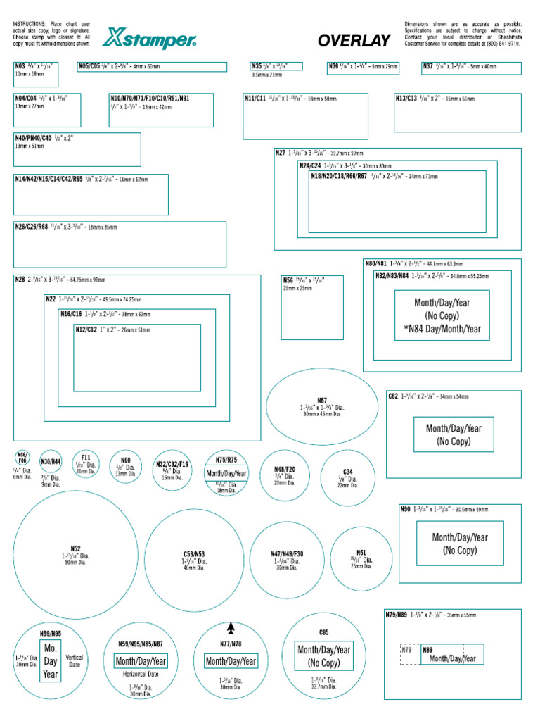 Xstamper Impression Overlay | PDF