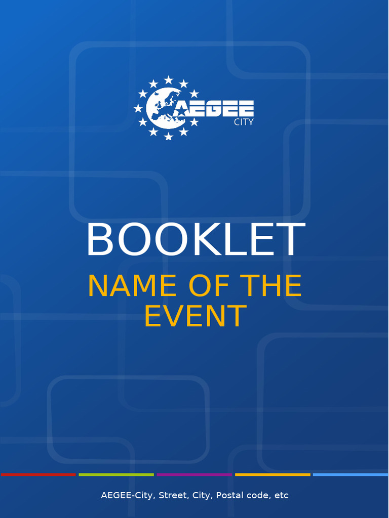 (PRC) Booklet Template Open Sans (Document) | PDF