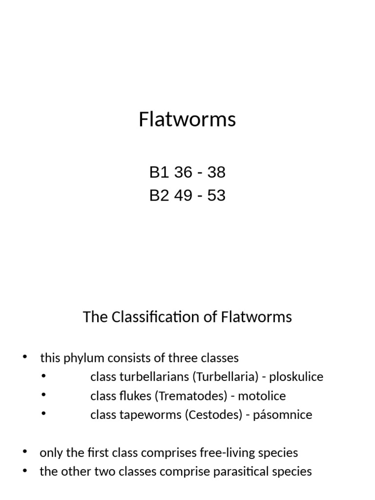 5 Flatworms | PDF | Biology 5 Flatworms | PDF | Biology