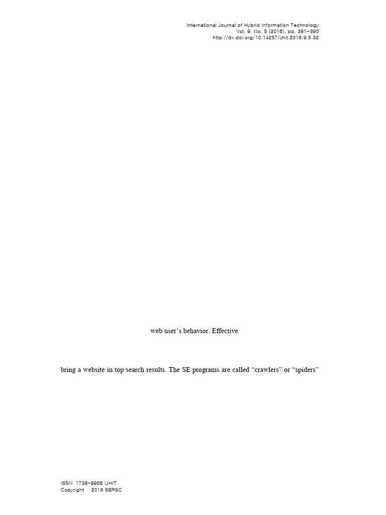 SEO(RRL) | PDF | Search Engine Optimization | Internet & Web