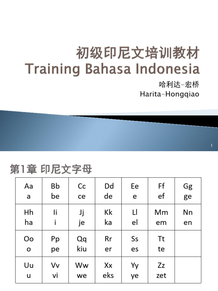 Beginner's Indonesian Textbook | PDF