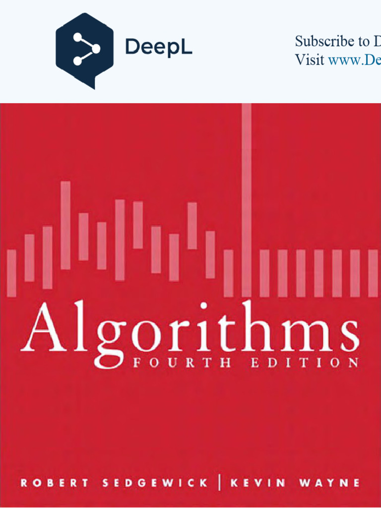 Robert Sedgewick and Kevin Wayne - Algorithms, 4th edition-1-50 tr2 | PDF