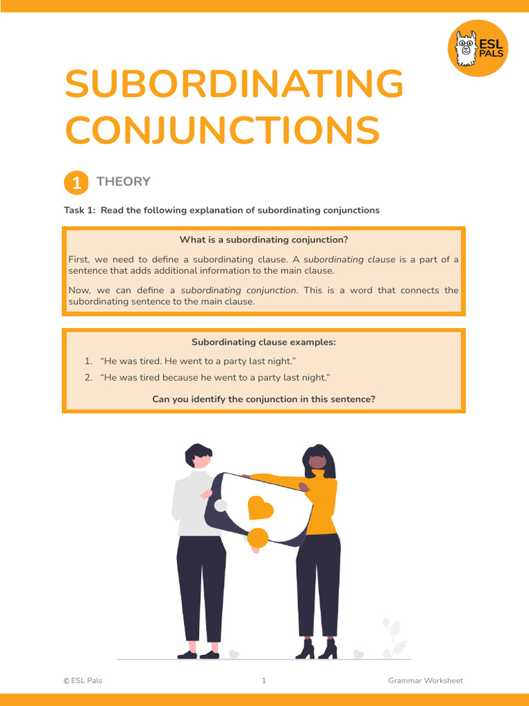 (SV) B1-B2 Subordinating Conjunctions | PDF | Clause | Sentence (Linguistics)