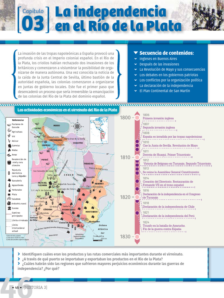 2 - La Independencia en El Río de La Plata | PDF | Buenos Aires | Argentina