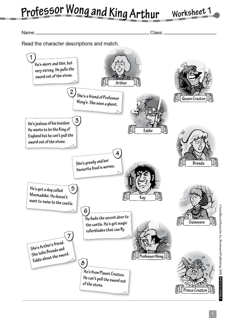 Professor Wong and King Arthur | PDF