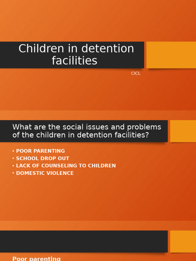 Social Issues Faced by Detained Children | PDF | Crimes | Crime & Violence