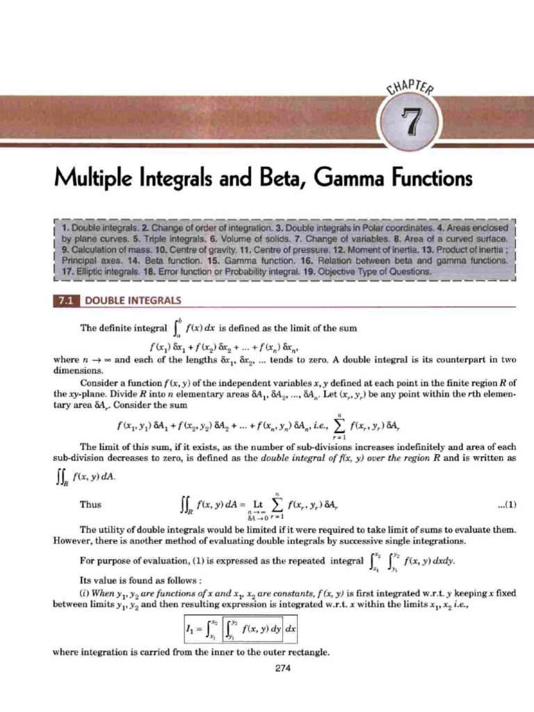 Unit 2 (1st Year) .PDF Multiple Integral | PDF