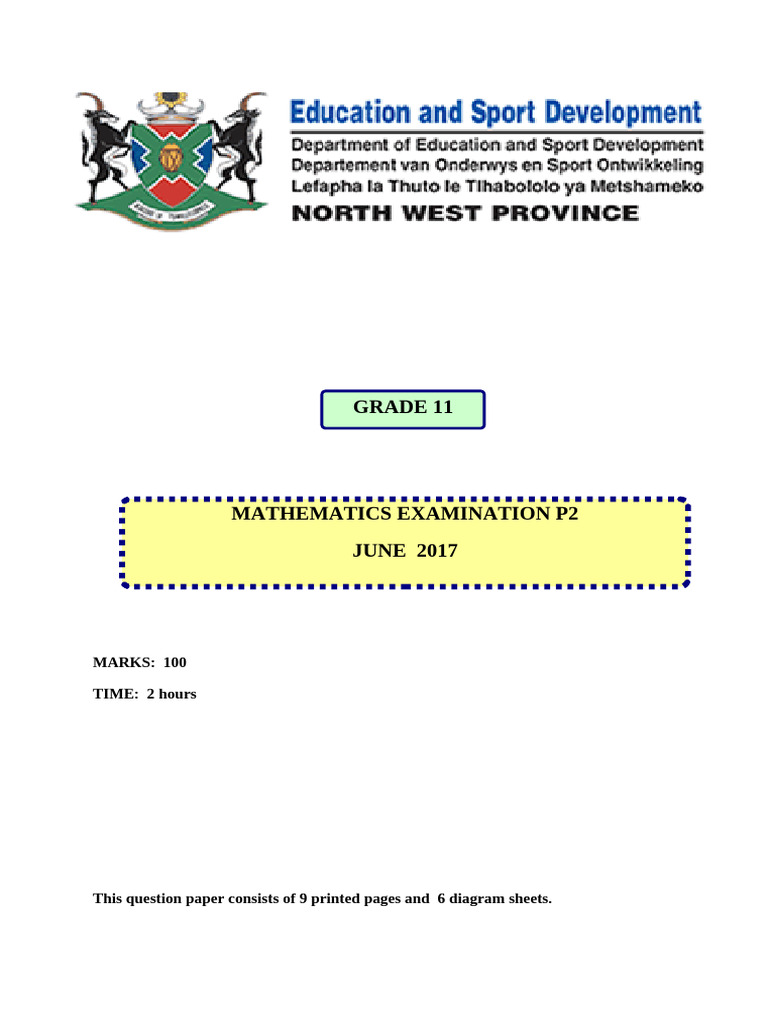 Mathematics GR 11 Paper 2_ | PDF