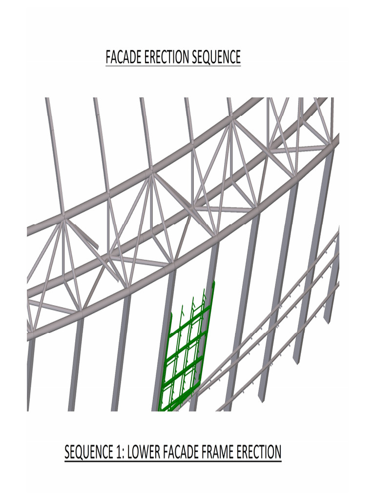 Erection Sequence - Sketch | PDF