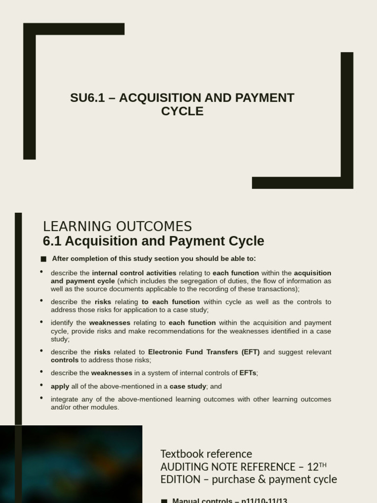 SU6.1+ +Purchase+and+Payment+ Incl+IT + +CONTROLS+ +EF | PDF | Invoice ...