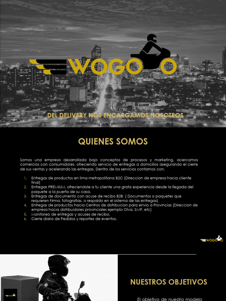 Wogo Brochure | PDF | Entrega (Comercio) | Marketing
