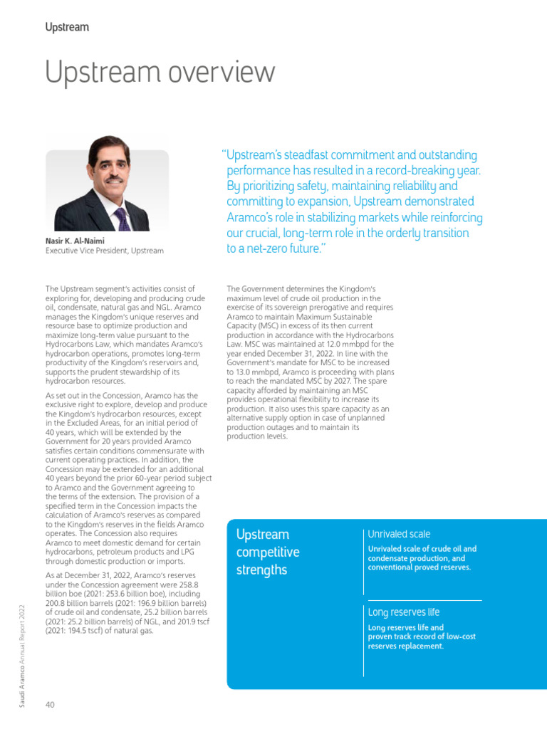 Ara 2022 Upstream English | PDF | Natural Gas | Petroleum